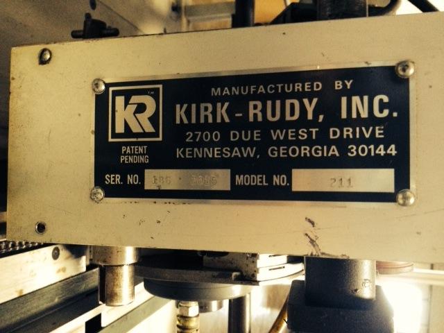 Lot #44: Kirk Rudy Model 211 Labeler and Conveyor - Des Plaines, IL ...
